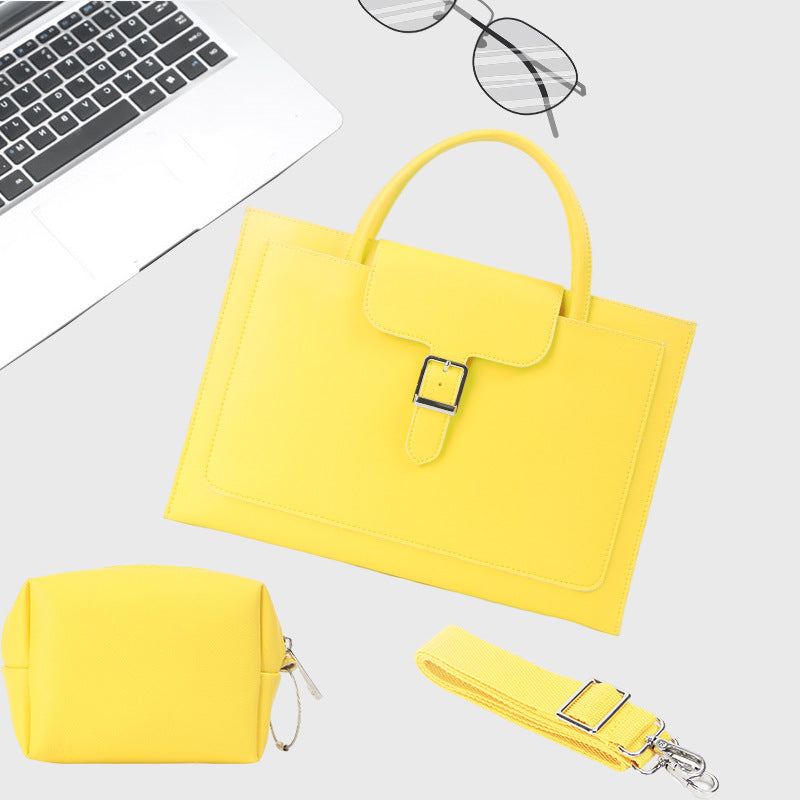 Handmade Leather Business Briefcase for Women – LEATHERETRO