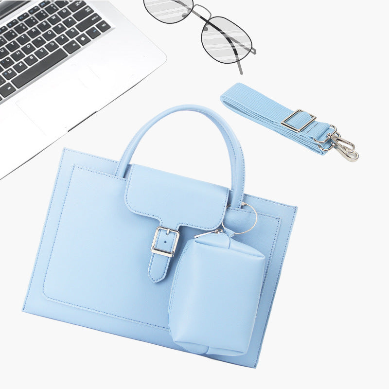 Handmade Leather Business Briefcase for Women – LEATHERETRO